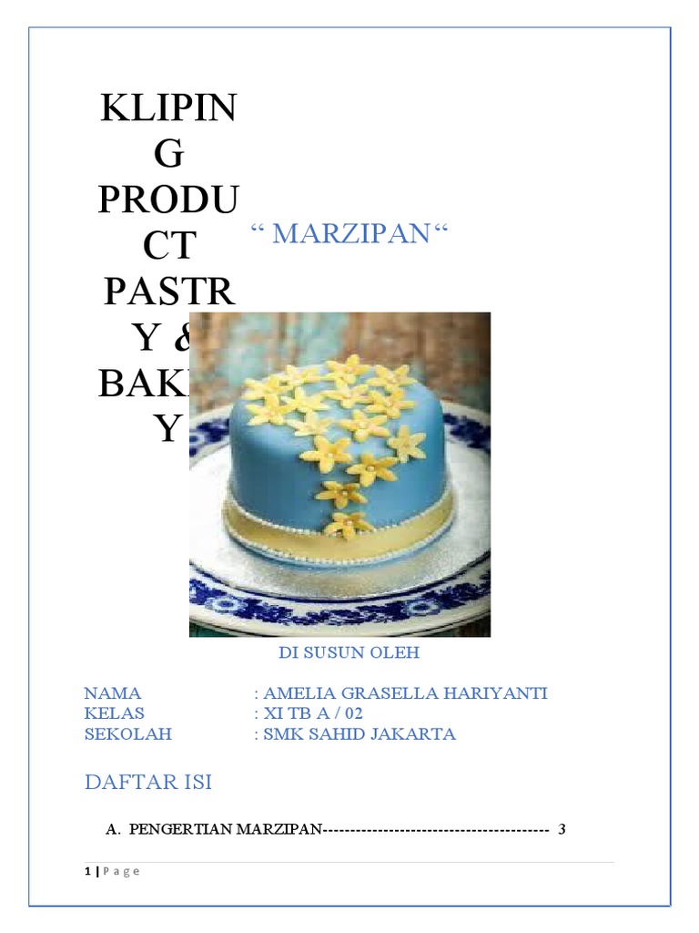 Marzipan Kliping Amel | PDF