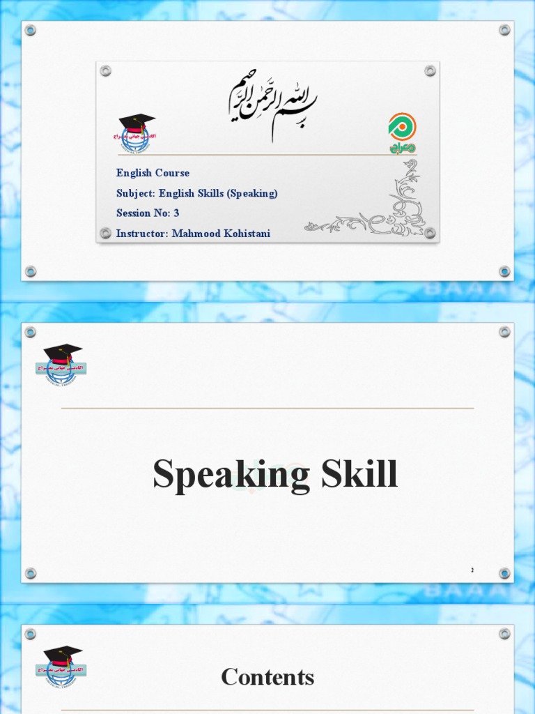 ENGLISH SESSION 3 | PDF