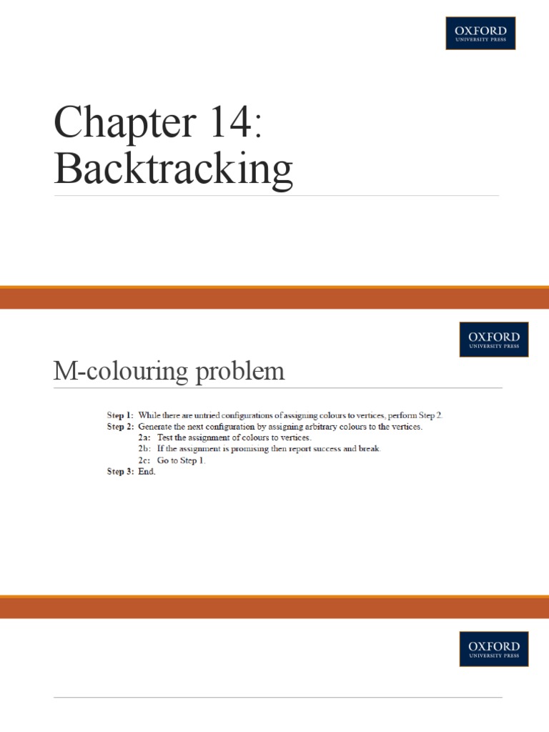Backtracking 2 Ppt Pdf Science And Mathematics