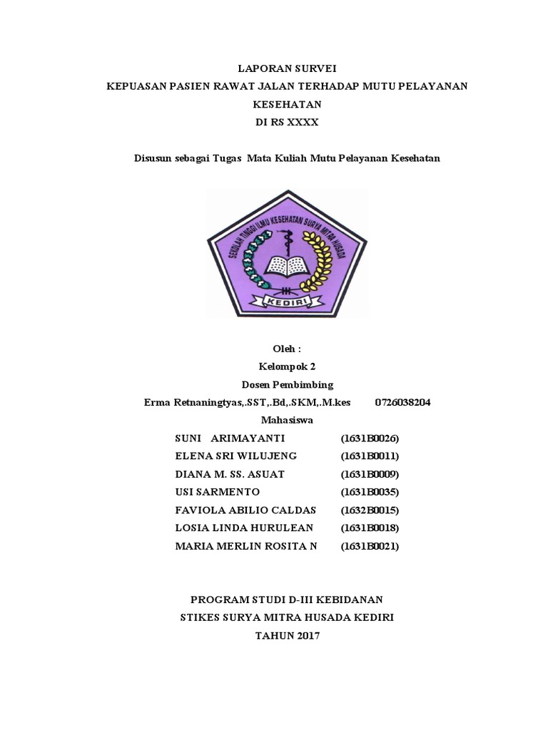 Contoh Laporan Survei Manajemen | PDF