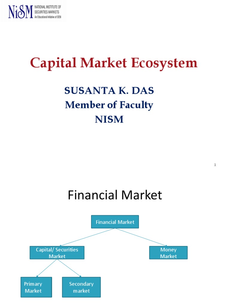 Understanding the Capital Market Ecosystem | PDF | Financial Markets ...