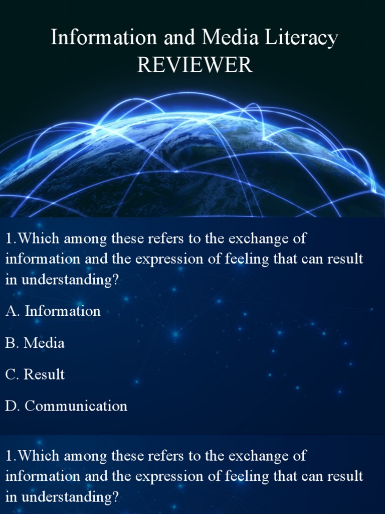 Media Literacy Quiz | PDF