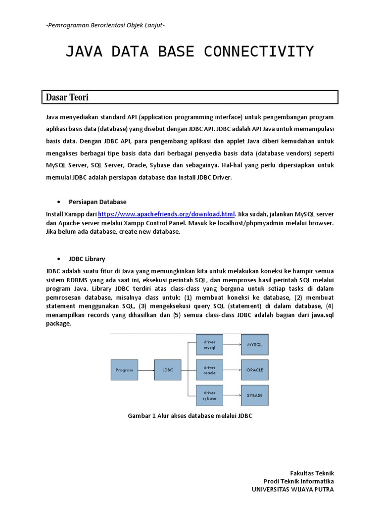 3 - Materi JDBC | PDF