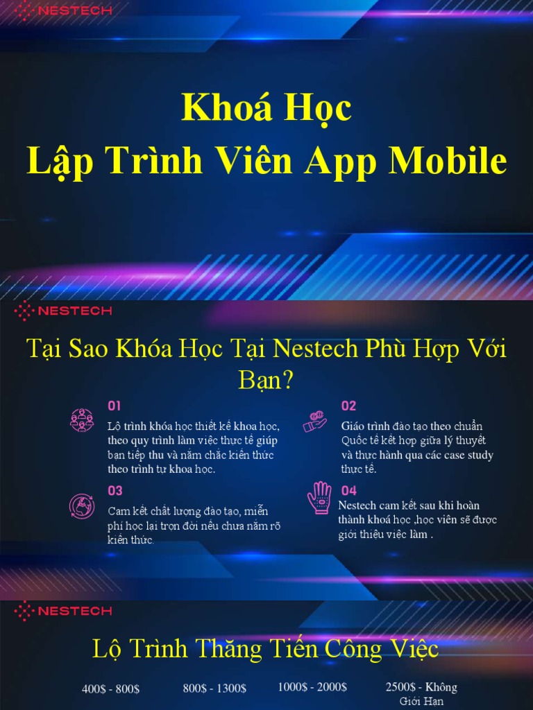 Khoá Học App Mobile - Nestech | PDF