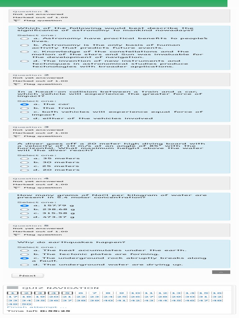 Science Grade 9 Post-Test | PDF