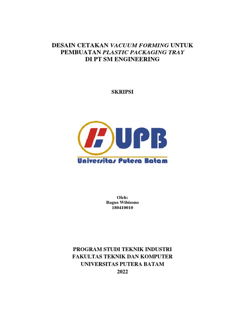 Desain Cetakan Tray Plastik di SM Engineering | PDF