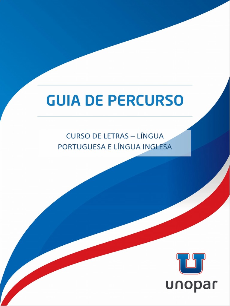 Guia de Percurso Letras Portugues e Ingles | PDF | Educação à distância ...