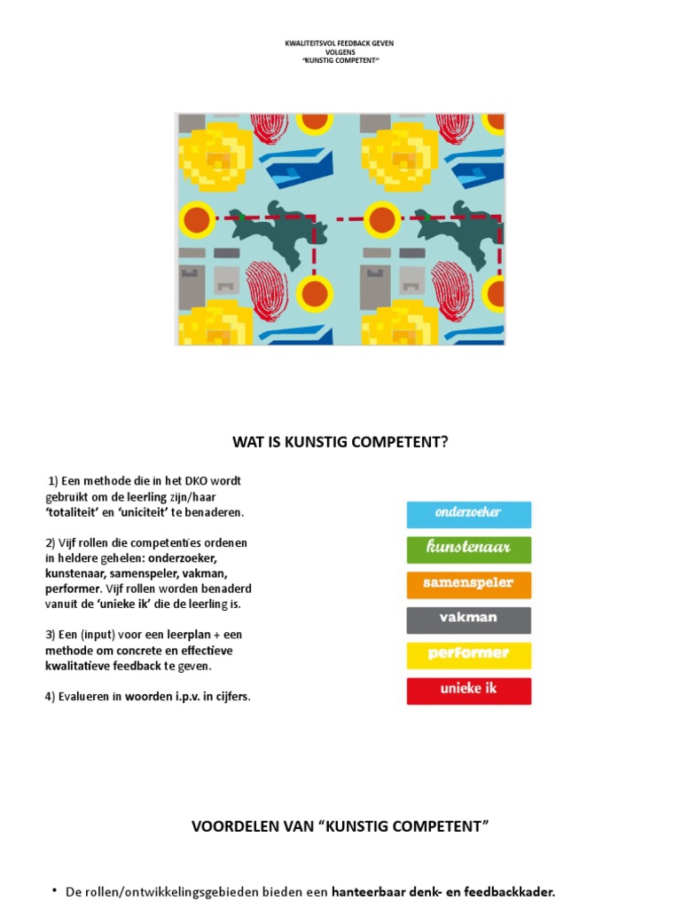 PP Communicatie 2022-202 LES 7 Feedback Geven Volgens Kunstig Competent | PDF