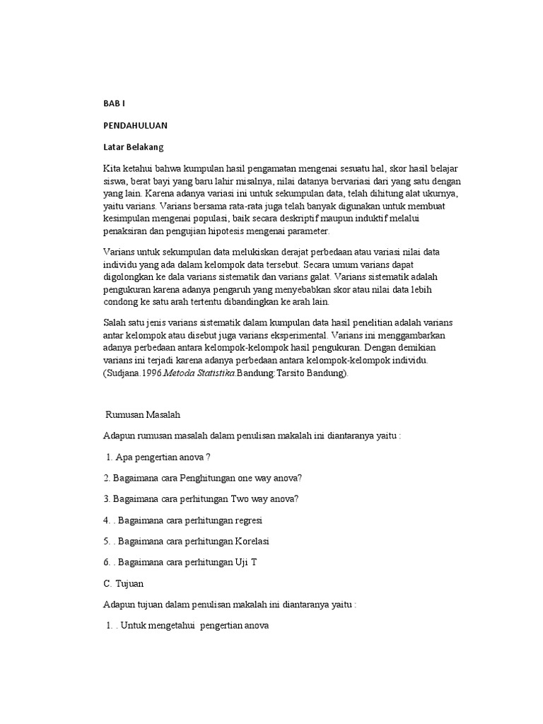 Latihan Penulisan Daftar Isi Aplikasi Komputer | PDF