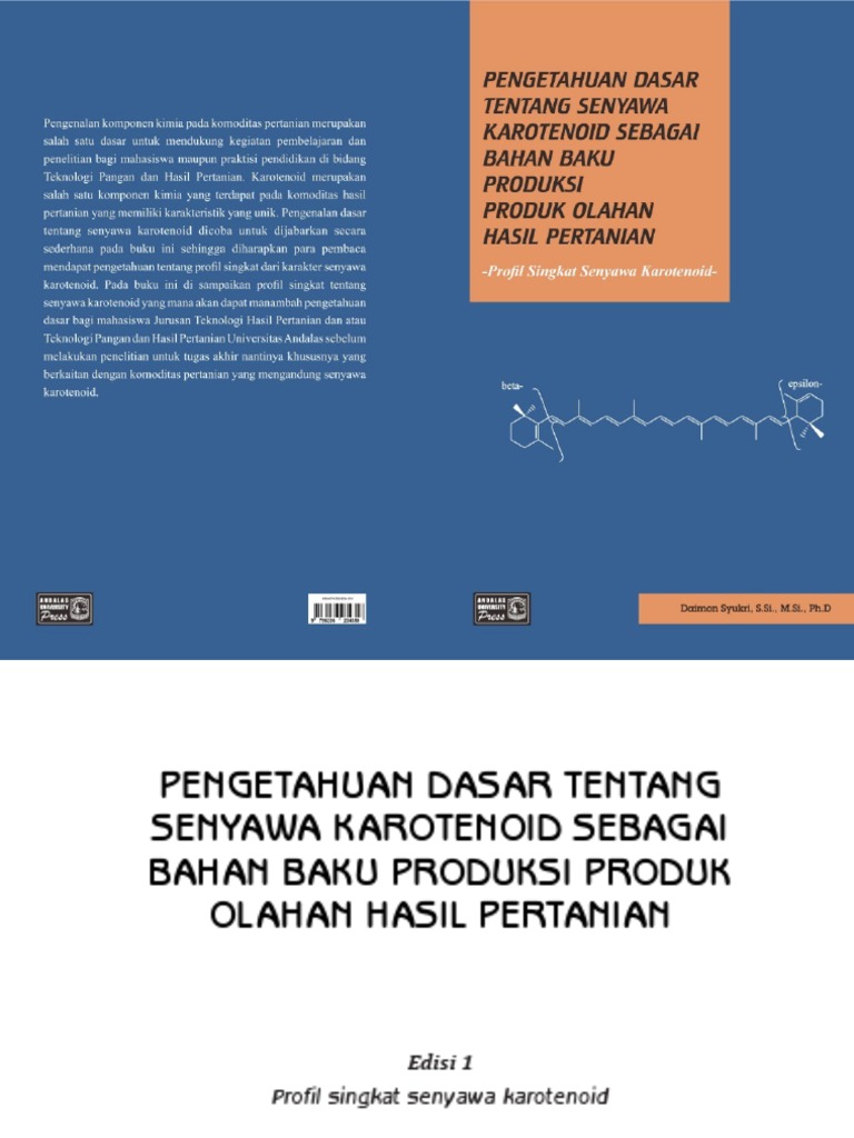 File Buku Pengetahuan Dasar Karotenoid | PDF File Buku Pengetahuan Dasar Karotenoid | PDF