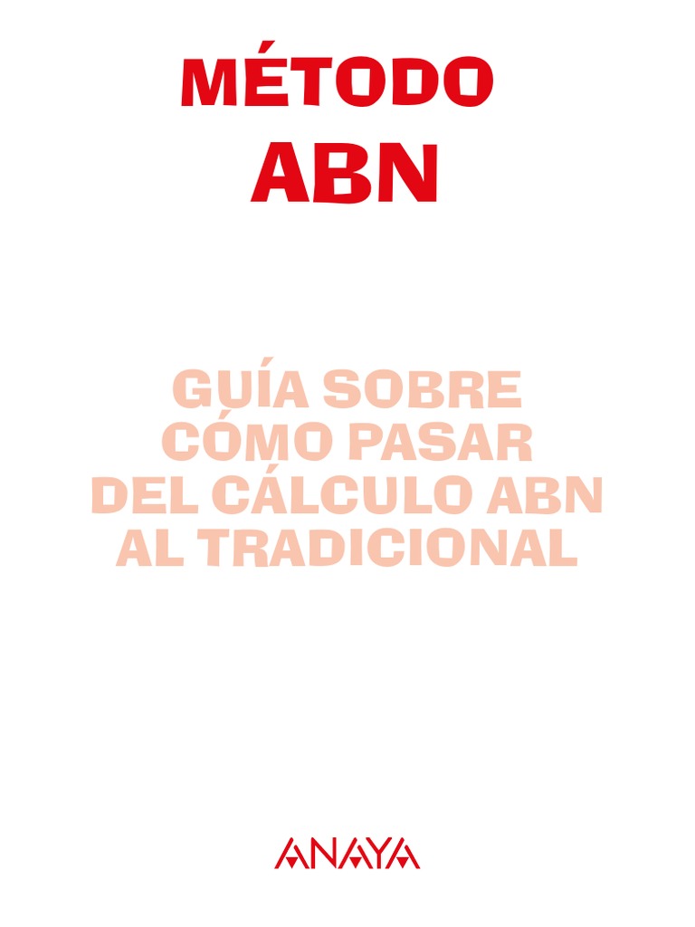 Copia de DEL ABN AL TRADICIONAL | PDF | Sustracción | División ...