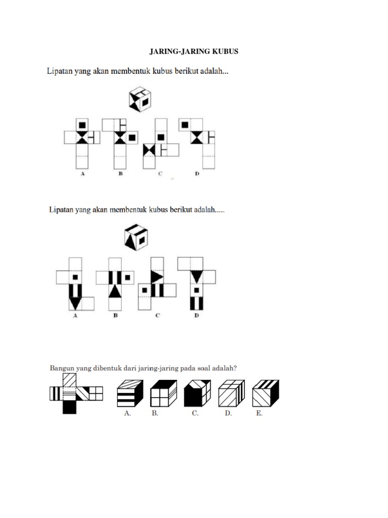 Jaring-Jaring Kubus | PDF