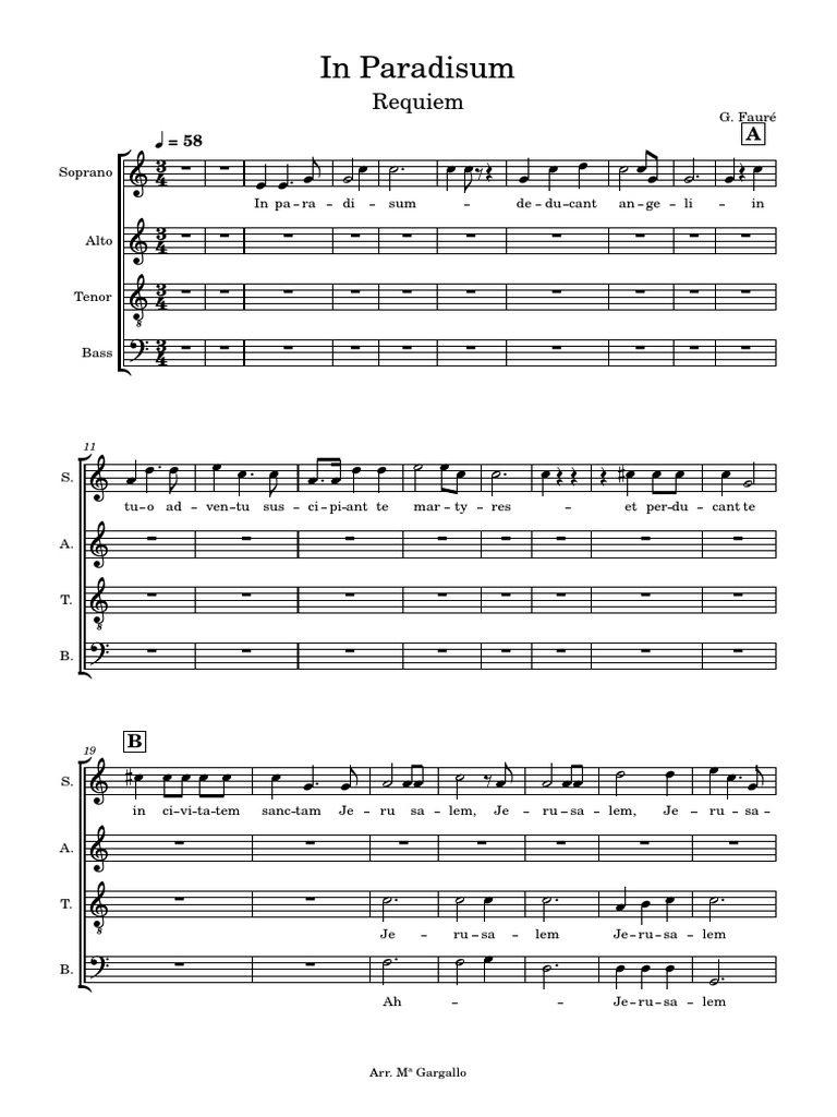 In Paradisum Arreglada | PDF