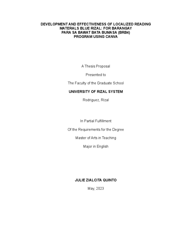 Thesis Cover | Download Free PDF | Thesis