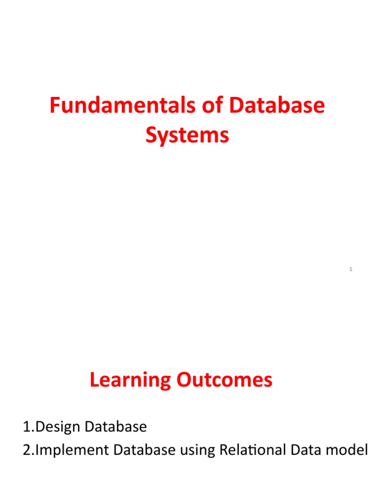 Fundamentals Of Database Systems Pptx Repaired Pdf Databases Conceptual Model