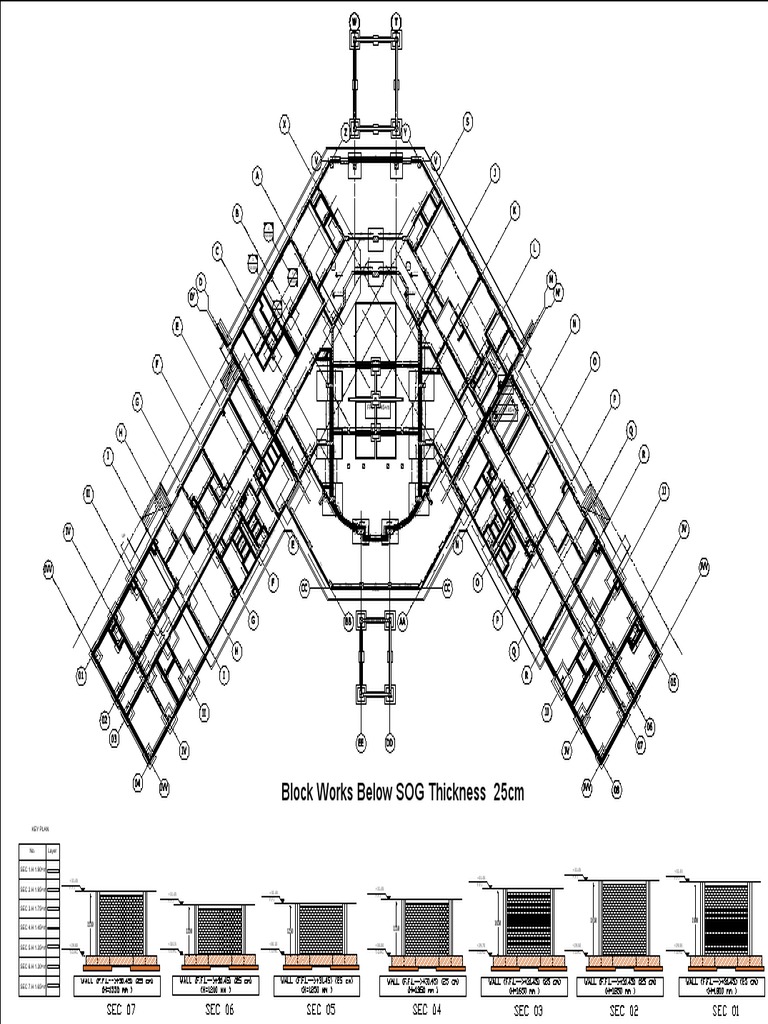 QS-CIVIL-A01-BLOCK WORKS BELOW SOG-Model | PDF