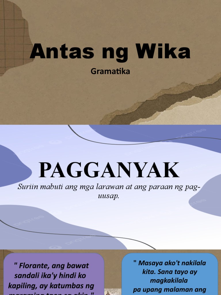 Antas NG Wika | PDF