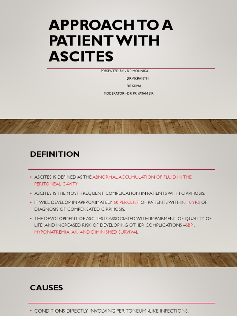 Approach To Ascites Pdf Cirrhosis Angiotensin