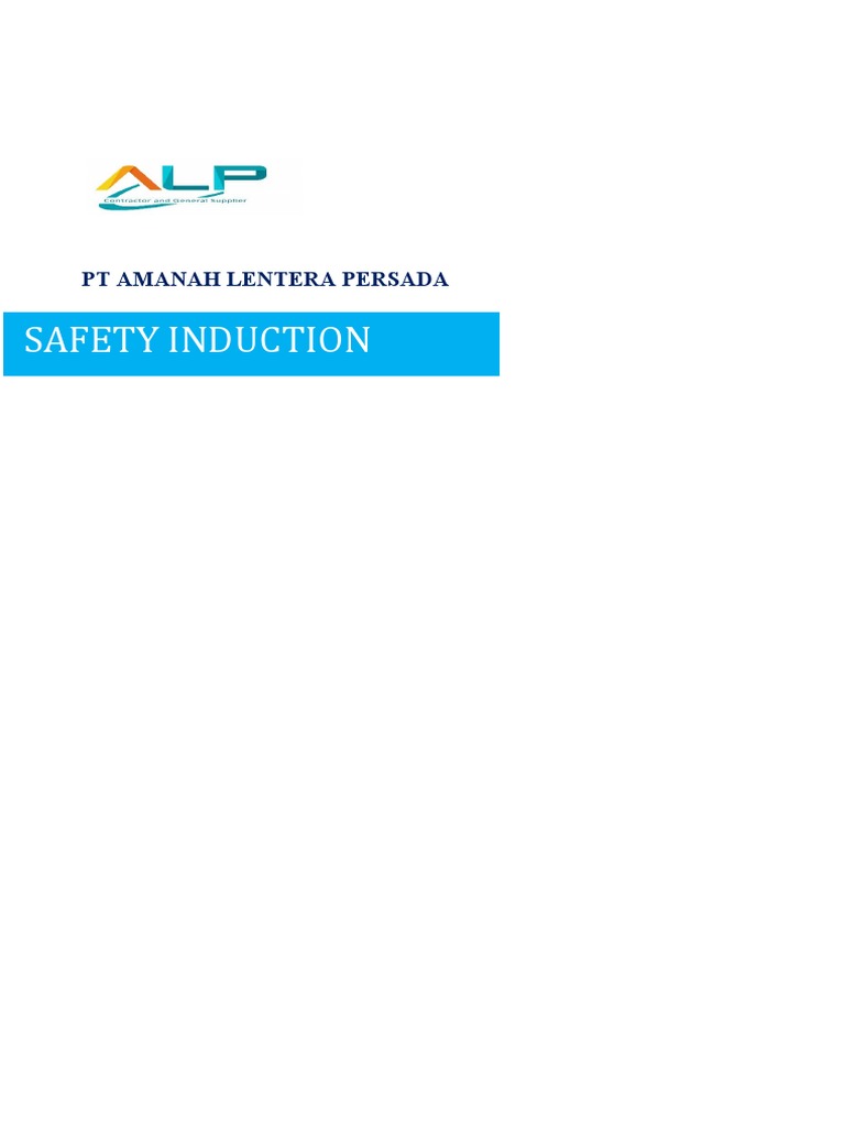 SOP Safety Induction | PDF