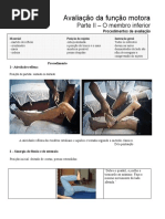 Teste de Apoio Unipodal | PDF
