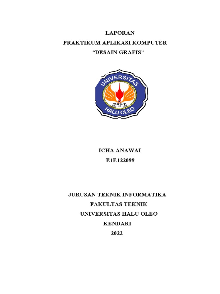 E1e122099 - Icha Anawai - Laporan Praktikum V | PDF | Seni