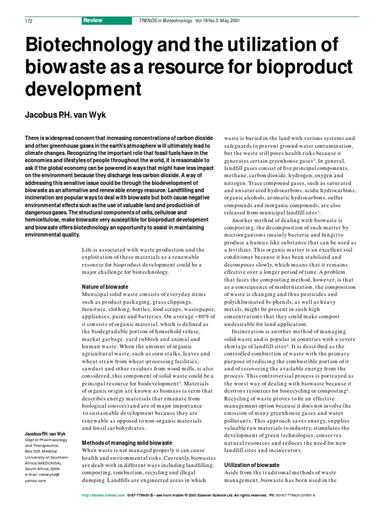 Biotechnology and The Utilization of | PDF | Lignin | Cellulose