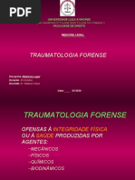 Lesões por Objetos Contundentes | PDF | Pele | Fisiologia