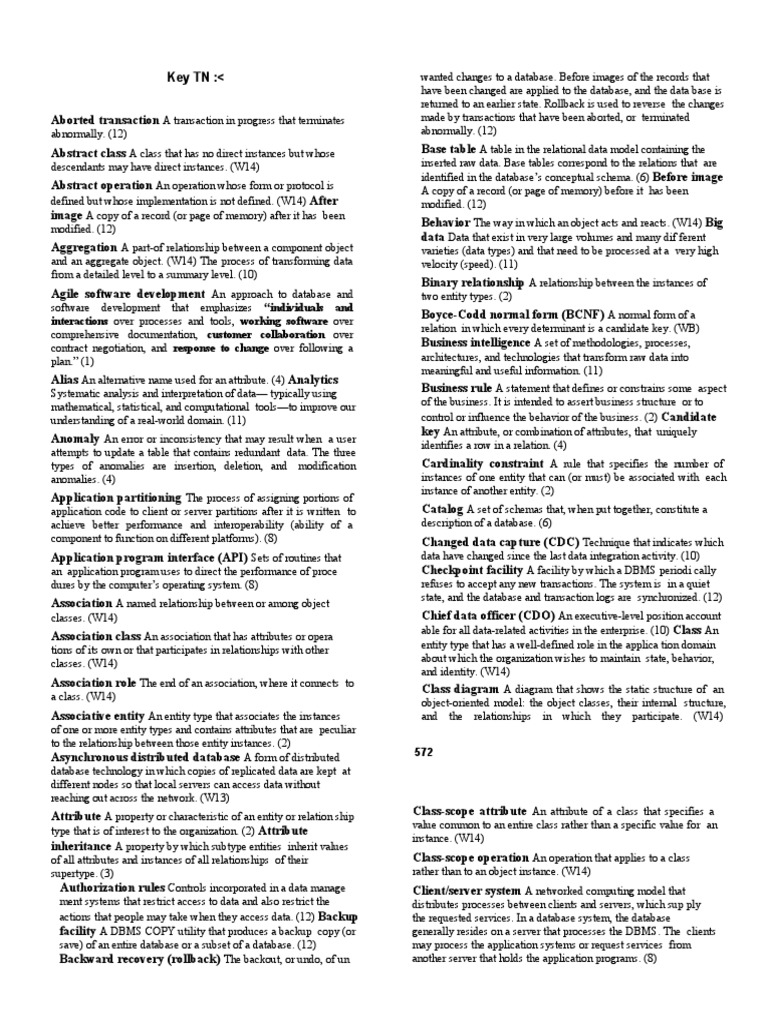 Answer | PDF | Databases | Data Warehouse