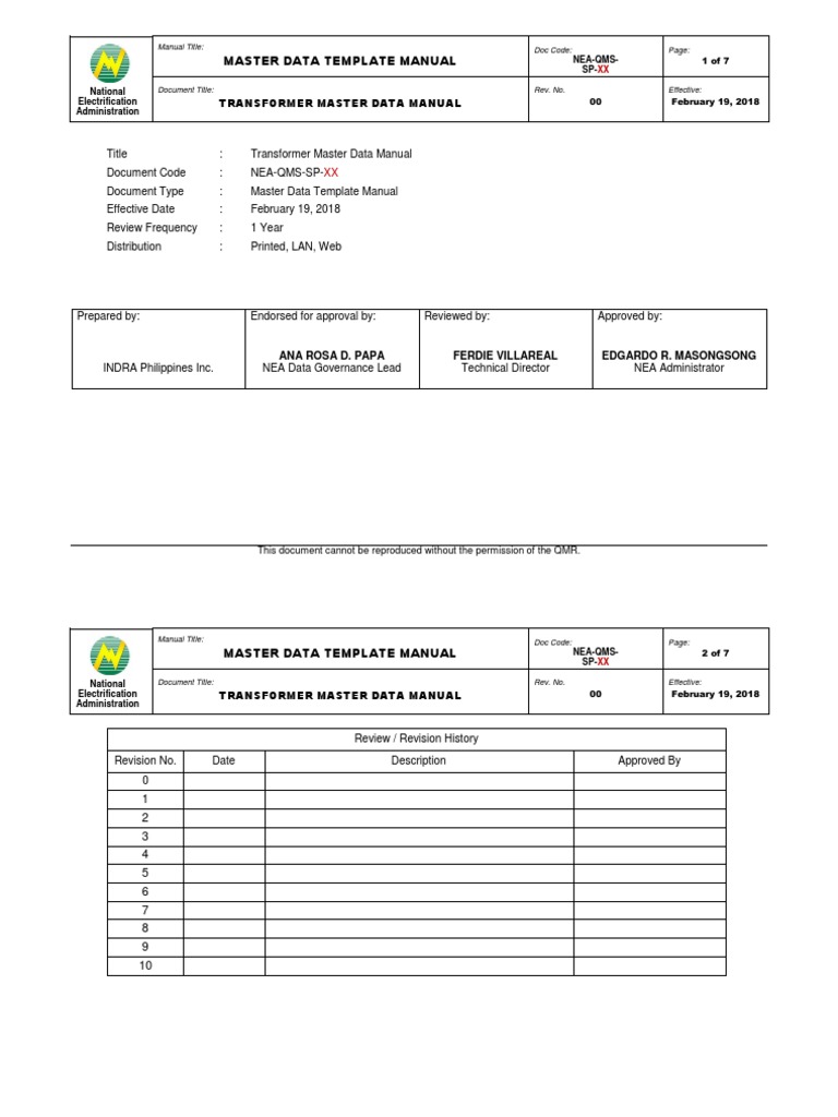 NEA-QMS-SP-XX Transformer | PDF | Data | Transformer