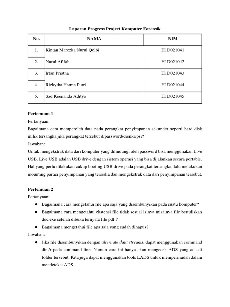 Laporan Progress Projek Komfor - Kelompok 8 | PDF