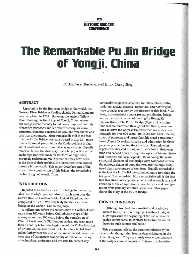 Pu Jin Bridge | PDF