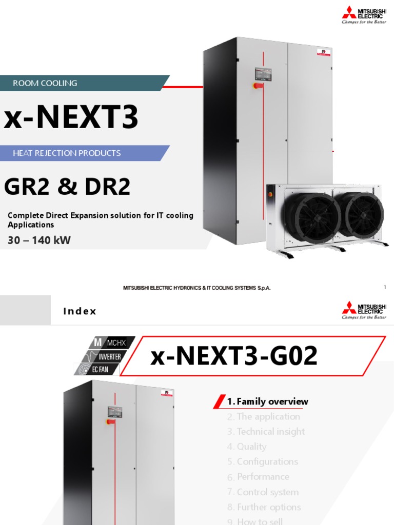 Product Presentations - x-NEXT3 - GR2 - DR2 | PDF | Air Conditioning ...