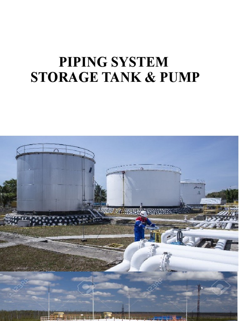 Piping System, Storage Tankes, & Pumps | PDF | Gas Technologies | Civil ...