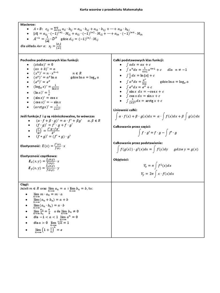 karta wzorów (1) | PDF