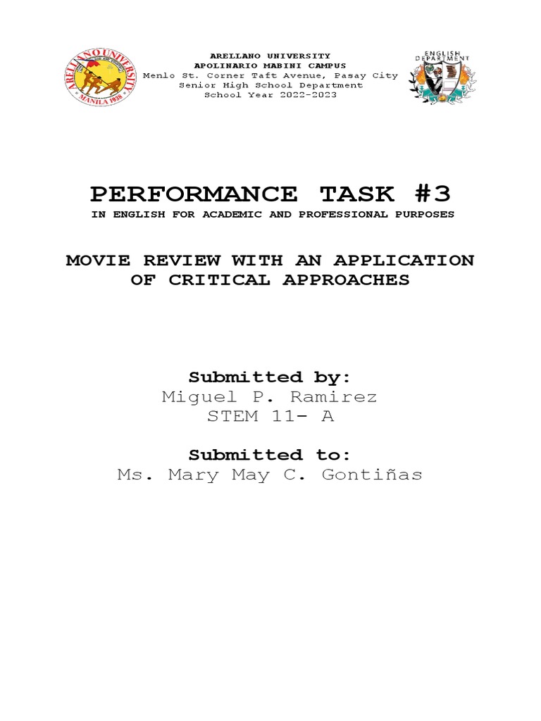 Template For Peta 3 | PDF