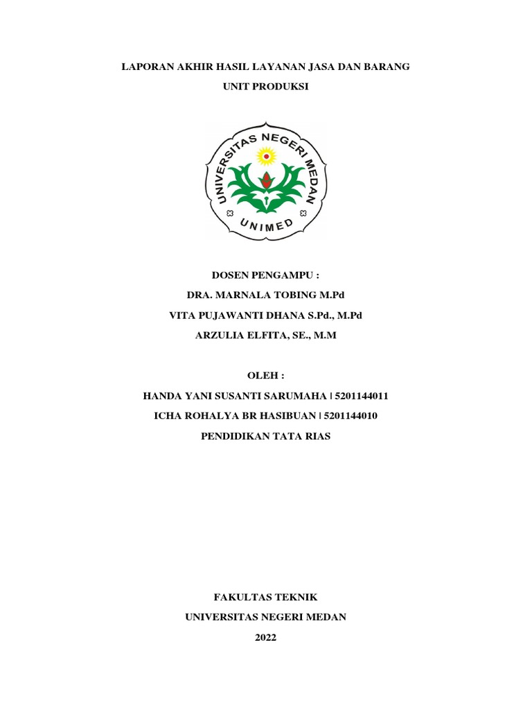 Laporan Hasil Akhir UP | PDF
