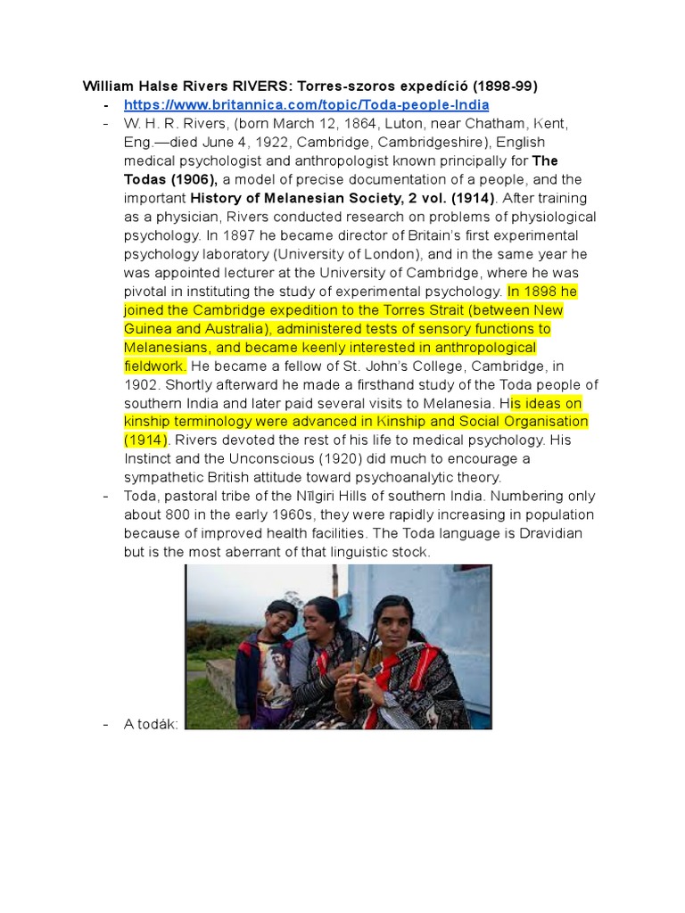 Kulturális Antropológia ZH Jegyzet | PDF