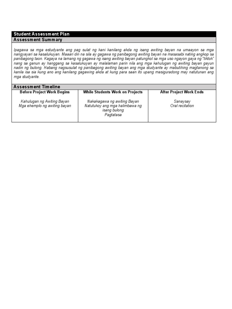 TEMP Active Learning Based Unit Plan 2 | PDF
