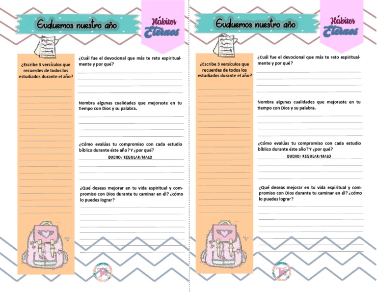 Evaluemos el año. | PDF