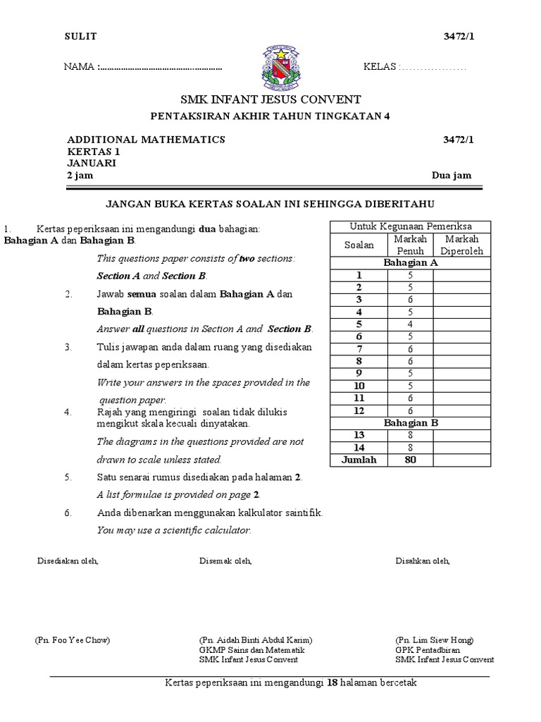 Kertas 1 Mt Ting 4 Pdf