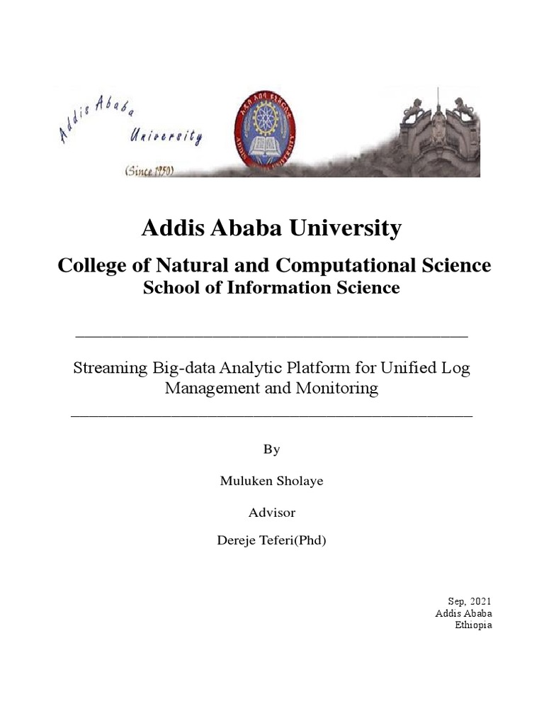 Streaming Big Data Analytic Platform For Unified Logholaye Pdf Big Data Data