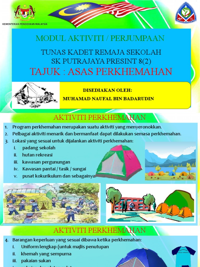Modul Tkrs - Asas Perkhemahan | PDF