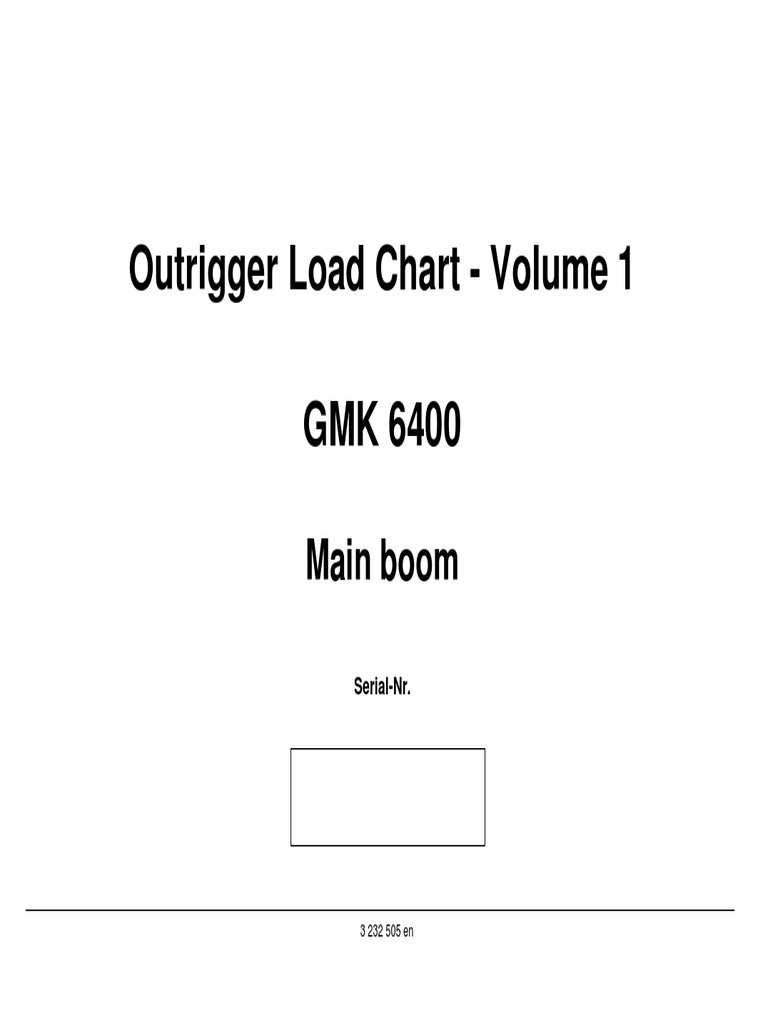3 - 232 - 505 - EN - 20130314 - 506 Outrigger Load Charts | PDF