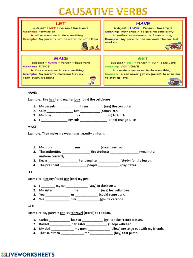 Causative Verbs | PDF