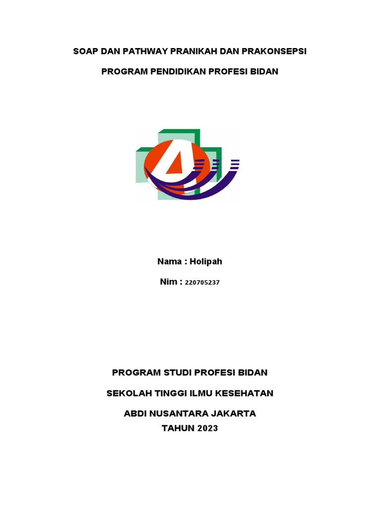 Soap - Pranikah Dan Prakonsepsi - Holipah | PDF | Kesehatan Holistik ...