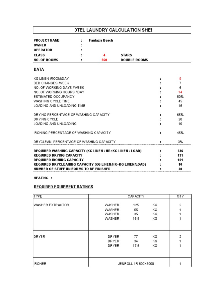 Design Laundry and Boiler | PDF | Water Heating | Washing Machine
