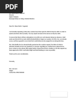 Pull Out Letter Format 2019 | PDF