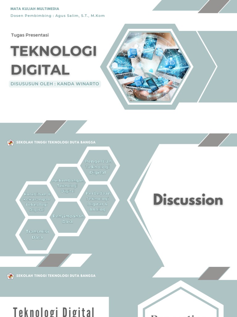 Presentasi Multimedia (Teknologi Digital) | PDF