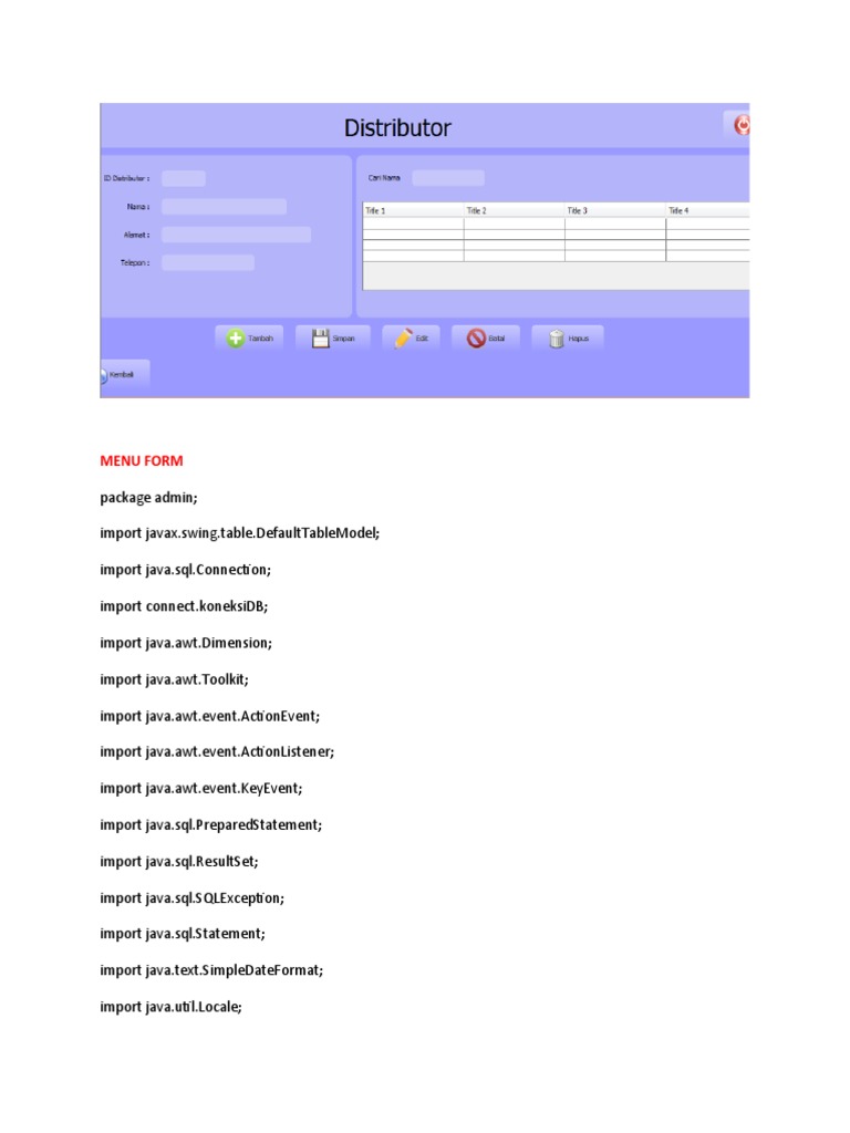 Contoh Crud Pdf Computer Programming Data Management