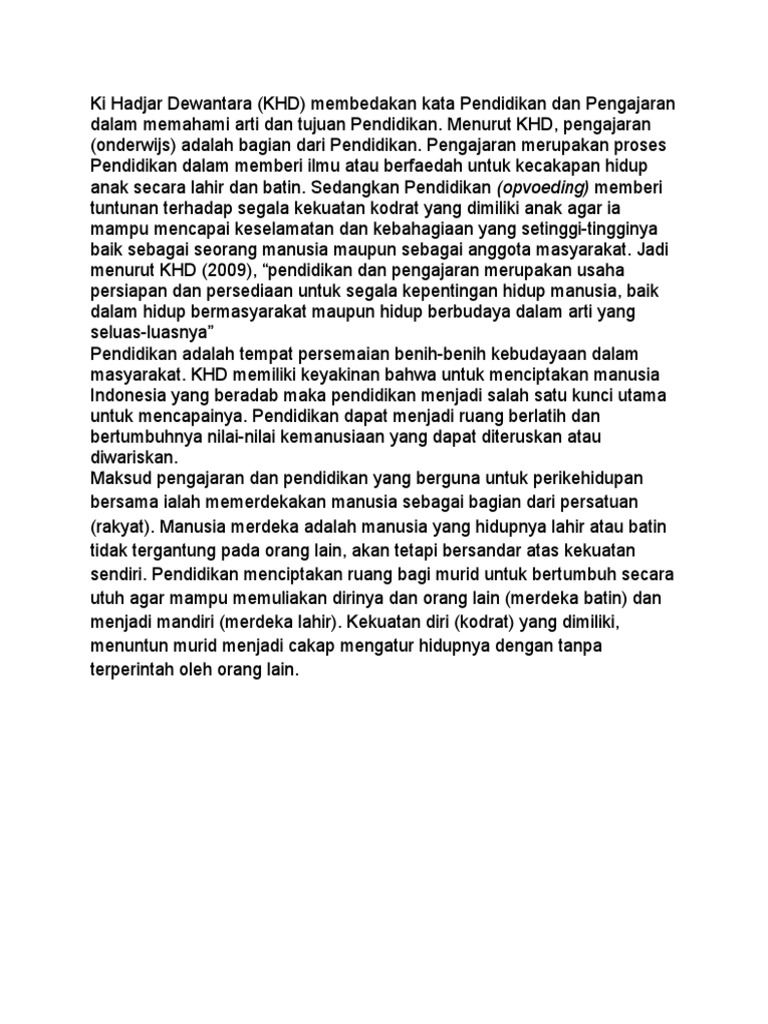 Dasar Pendidikan Yang Menuntun | PDF | Karier & Perkembangan | Ilmu Sosial